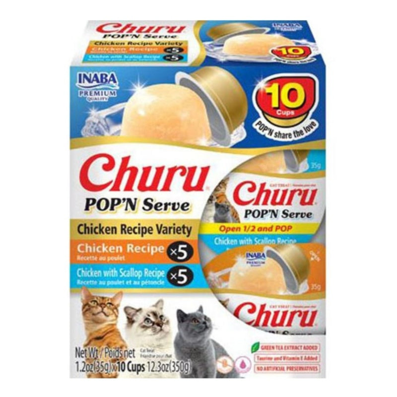 Inaba Churu Pop'n Serve Chicken Variety Pack Cat Treat - Damariscotta, ME - Westbrook, ME ...