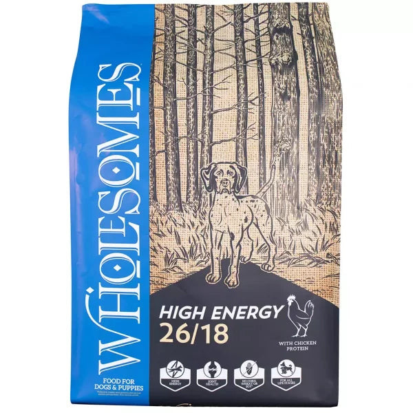 Wholesomes High Energy 26/18 Dry Dog Food - Damariscotta, ME ...