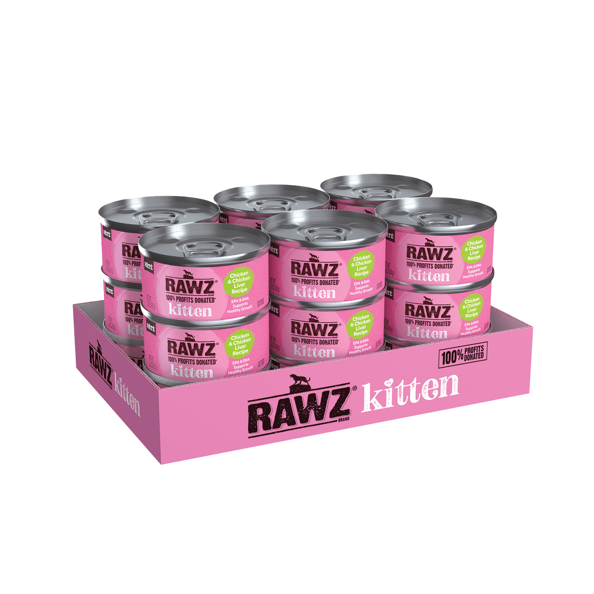 Rawz Kitten Chicken & Chicken Liver Cat Food - Damariscotta, ME ...