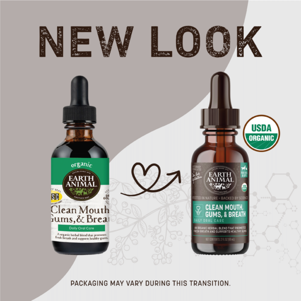 Earth Animal Apothecary Clean Mouth, Gums & Breath Organic Herbal ...