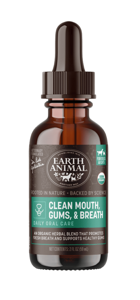 Earth Animal Apothecary Clean Mouth, Gums & Breath Organic Herbal ...