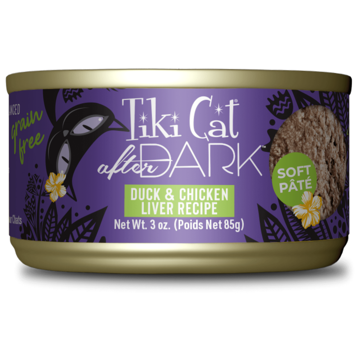 Tiki Cat® After Dark™ Pâté Duck & Chicken Liver Recipe Wet Cat Food ...