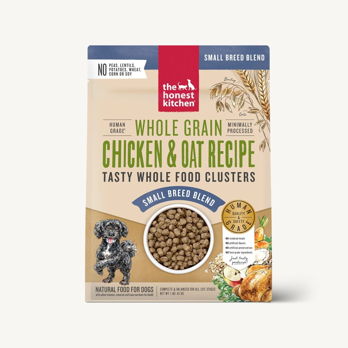 Honest Kitchen Clusters Whole Grain Chicken Small Breed - Damariscotta ...